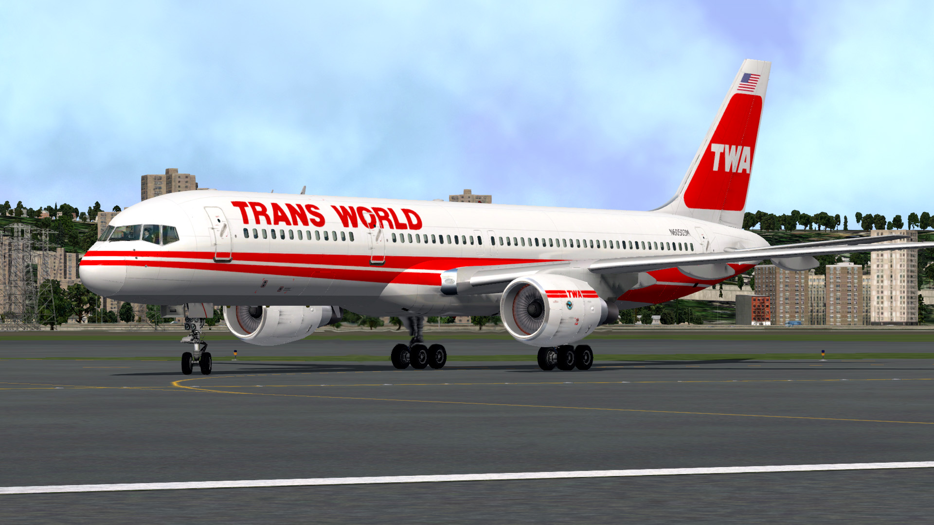 Trans World Airlines - TWA - Boeing 757-200RR/PW - Aircraft Skins ...