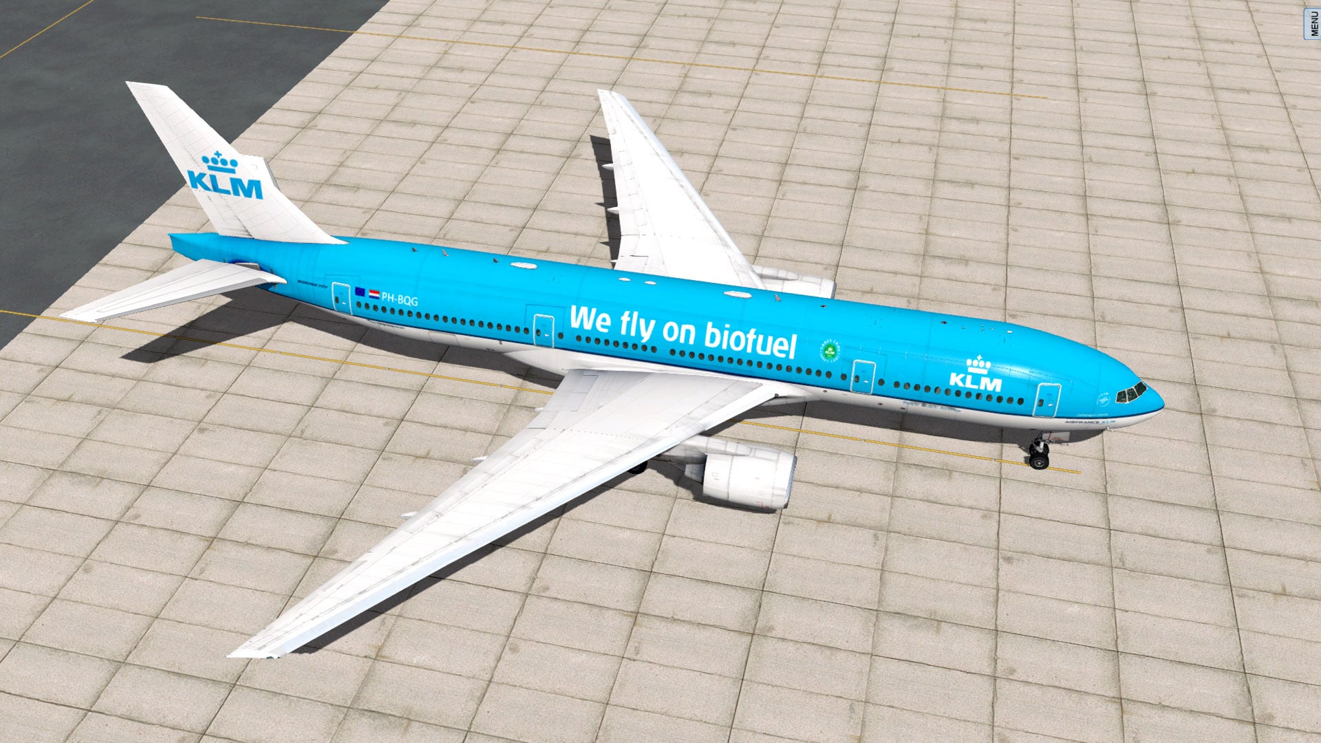 KLM - We fly on biofuel - Boeing 777-200ER/200LR/300ER - Aircraft Skins ...