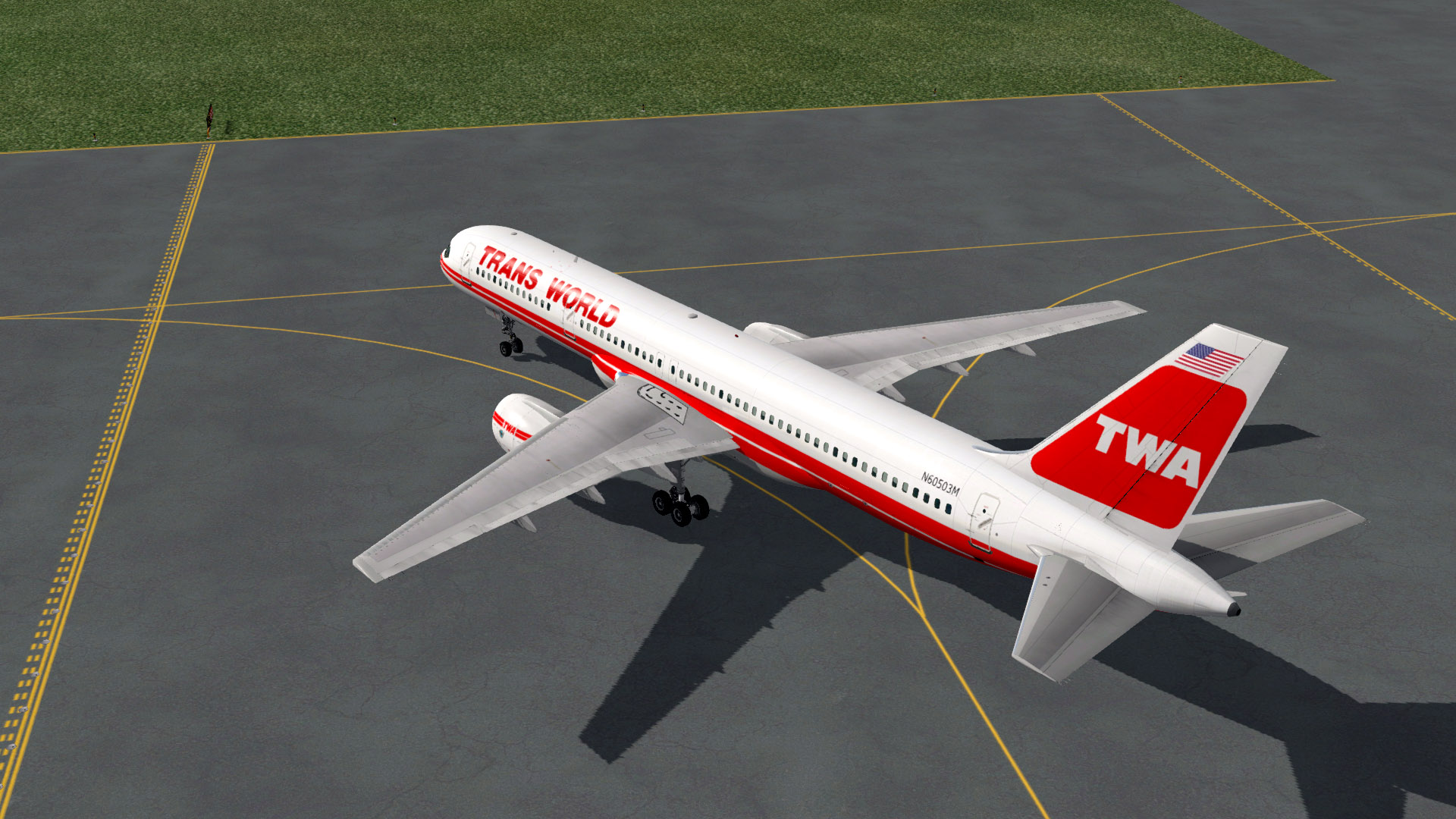 Trans World Airlines - TWA - Boeing 757-200RR/PW - Aircraft Skins ...