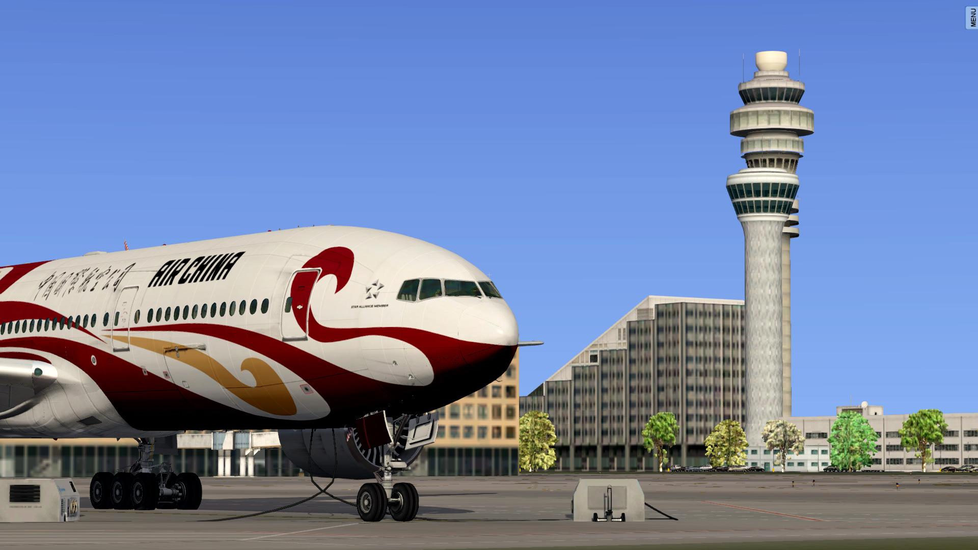 Air China - Phoenix Liner - Red - Boeing 777-200LR/ER - Aircraft Skins ...