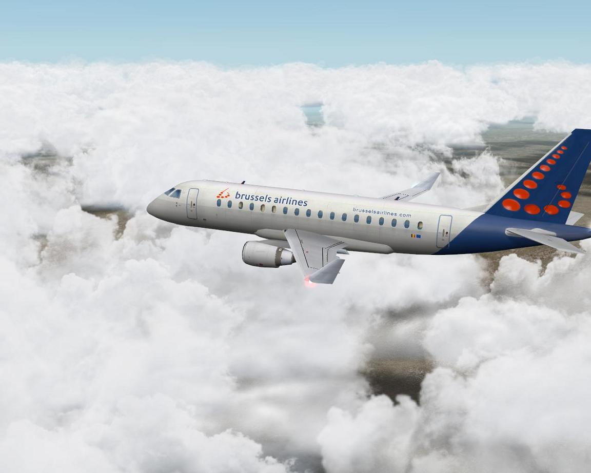 Brussels Airlines livery for Embraer 170 LR - Aircraft Skins - Liveries ...