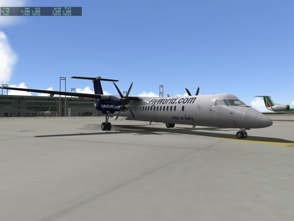 FlyWorld.com fictional livery for Bombardier Q400 - Aircraft Skins ...