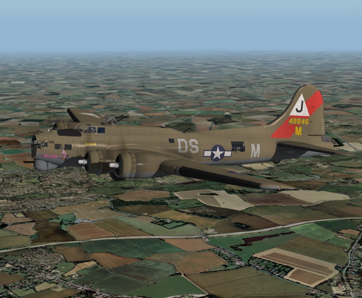 B-17G livery F-AZDX "Pink Lady" (for K+A freeware) - Aircraft Skins ...