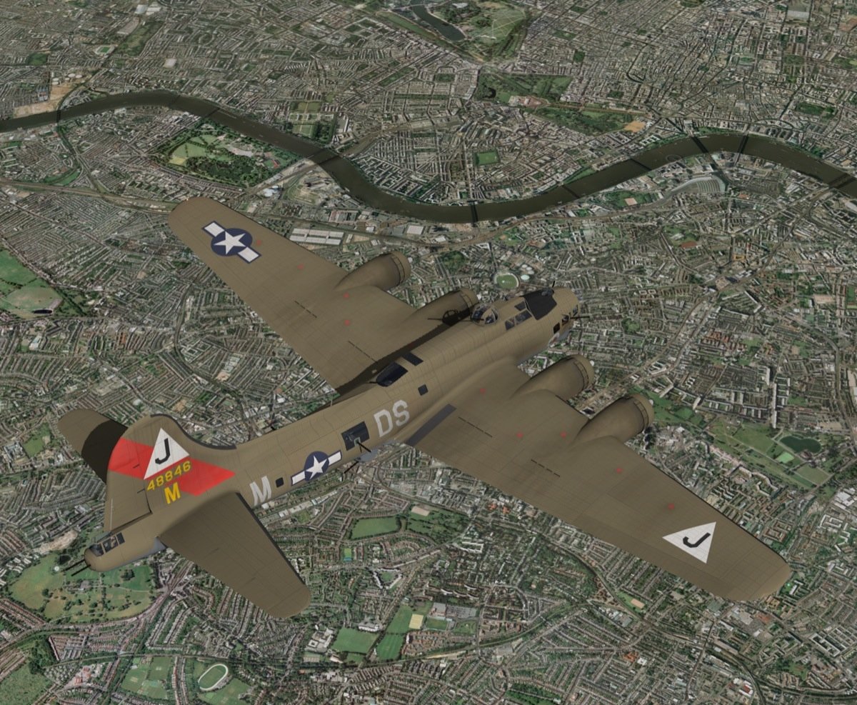 B-17G livery F-AZDX "Pink Lady" (for K+A freeware) - Aircraft Skins ...