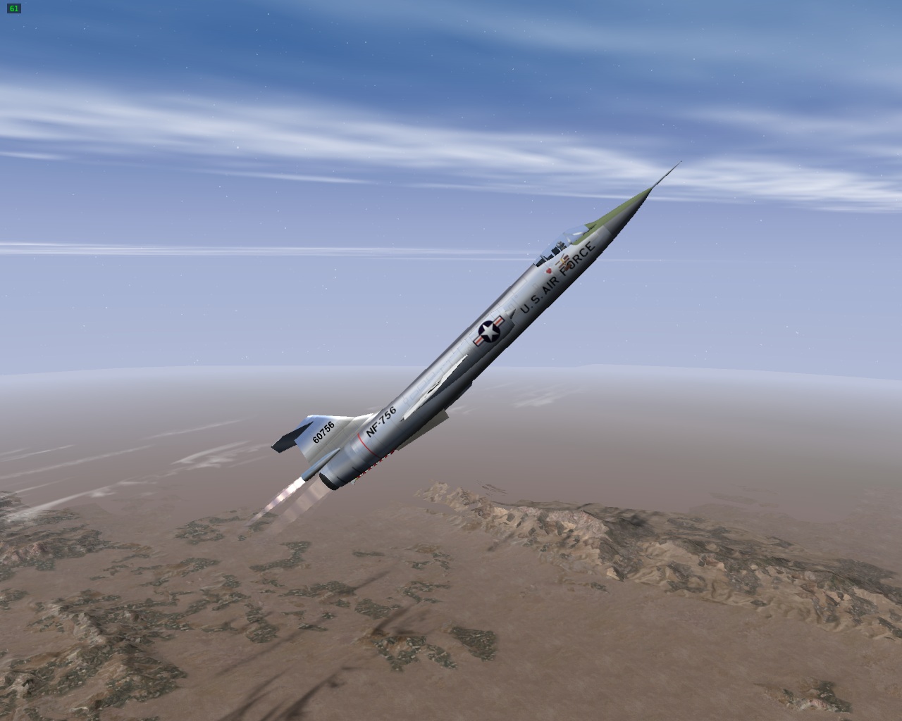 NF-104A "Zoom Climber" v9.70 - Military Fixed-Wing 1946 and after - X ...