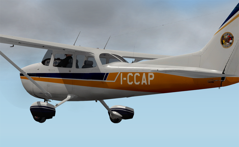 Cessna 172N Skyhawk II I-CCAP Bergamo Aero Club - Aircraft Skins ...
