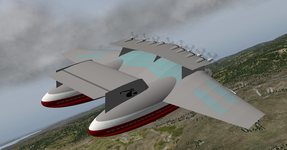 Bel Geddes BG4 VERY JUMBO (1929) - Civilian Fixed-Wing Aircraft before ...