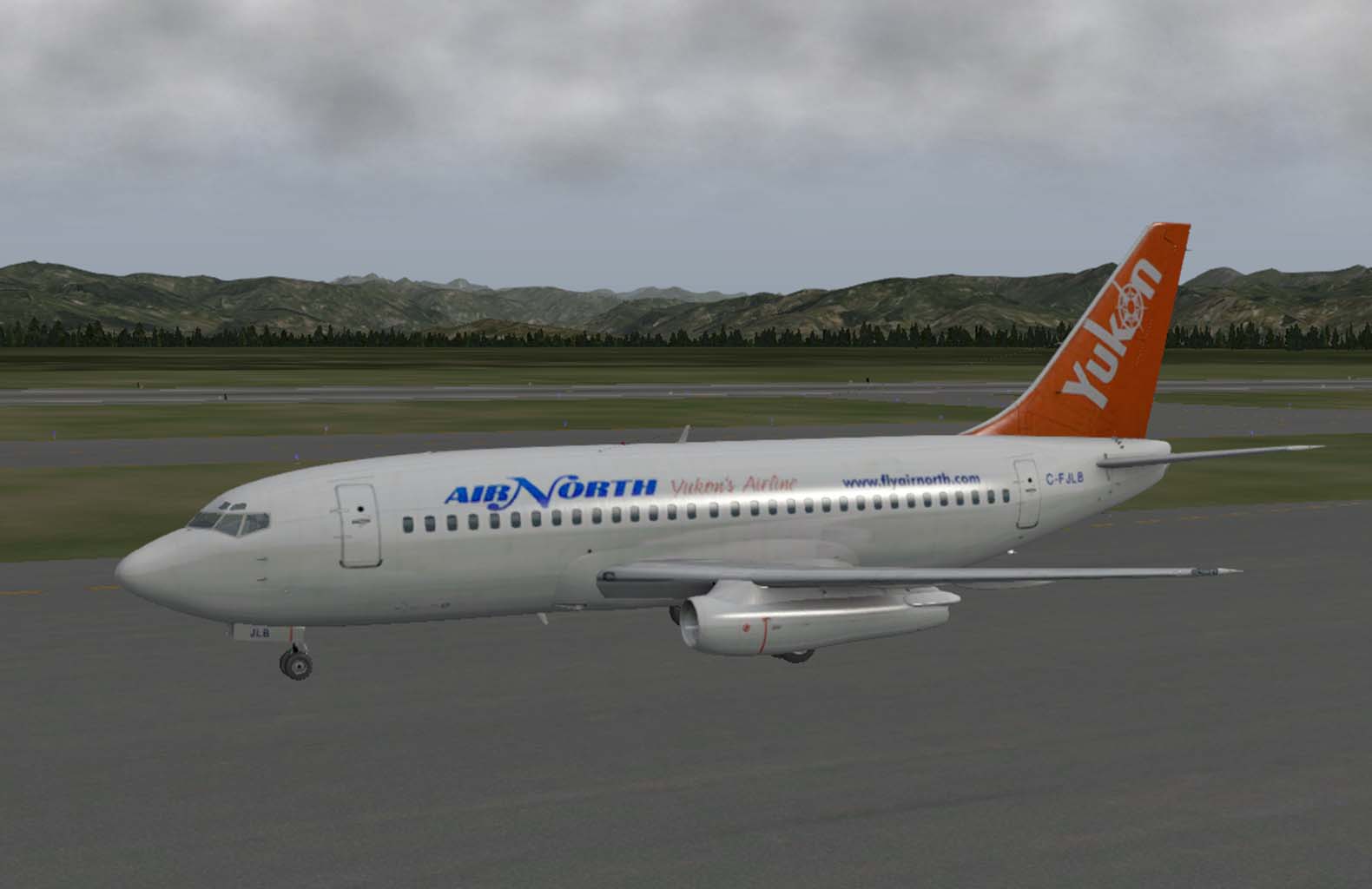 FlyJSim 732 Air North Livery - 732 TwinJet Paints - X-Plane.Org Forum