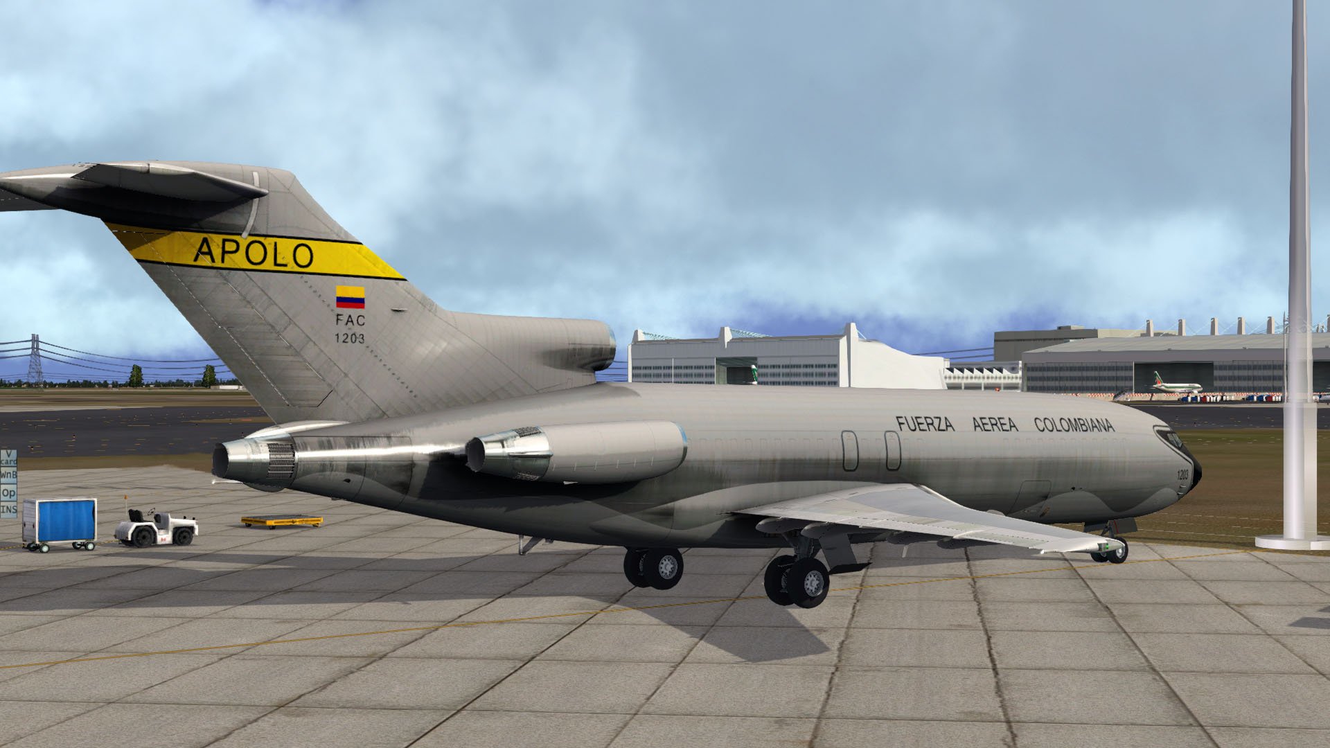 Colombian Air Force - Boeing 727-100 - Aircraft Skins - Liveries - X ...