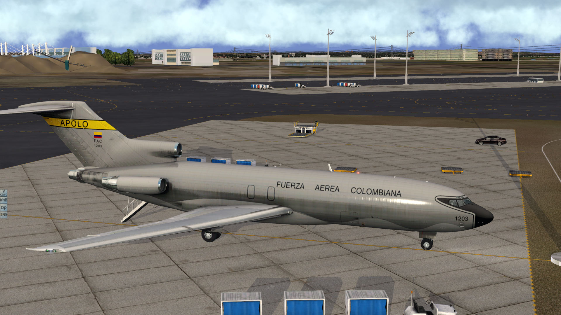 Colombian Air Force - Boeing 727-100 - Aircraft Skins - Liveries - X ...