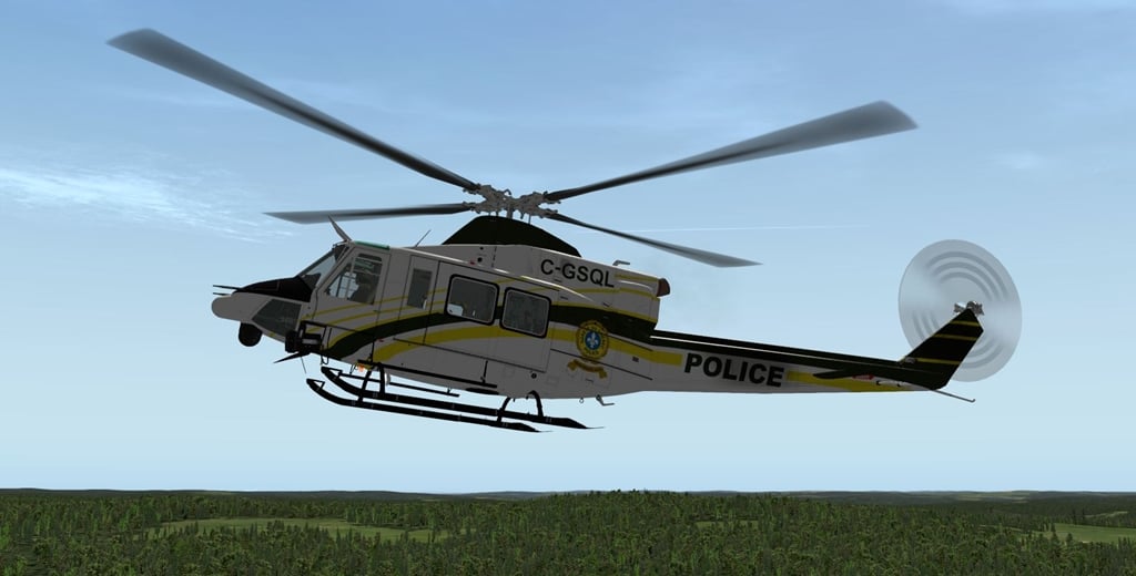 Sûreté du Québec (SQ) Livery for X-Trident's Bell 412 - Aircraft Skins ...