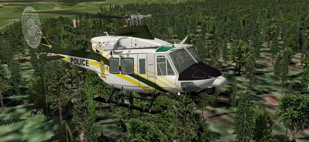 Sûreté du Québec (SQ) Livery for X-Trident's Bell 412 - Aircraft Skins ...