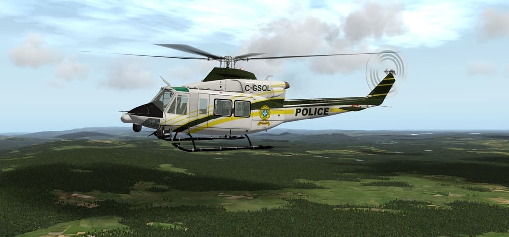 Sûreté du Québec (SQ) Livery for X-Trident's Bell 412 - Aircraft Skins ...