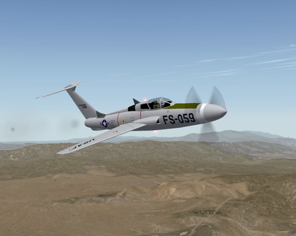 Republic XF-84H "Thunderscreech" v9.50 - Military Fixed-Wing 1946 and ...