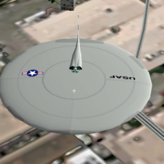 USAF 40-Foot Flying Disc (1958) - Drawing board Aircraft (Real World ...