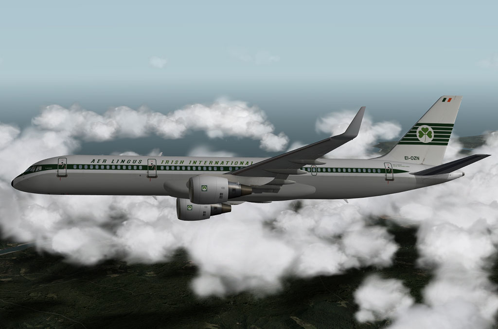 Aer Lingus retro "Green Shamrock" livery for 757-200 by XPFW - Aircraft ...