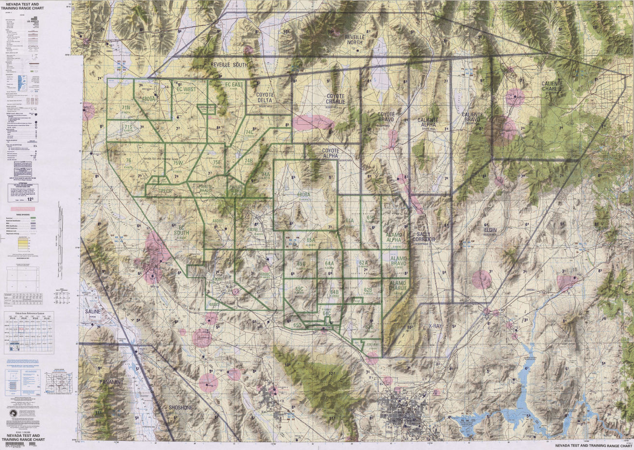 Nevada Test and Training Range Chart - Flight Plans and Sectionals - X ...
