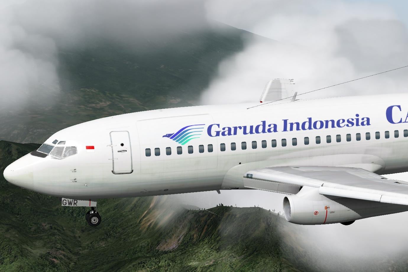 B732 Garuda Indonesia Cargo - 732 TwinJet Paints - X-Plane.Org Forum