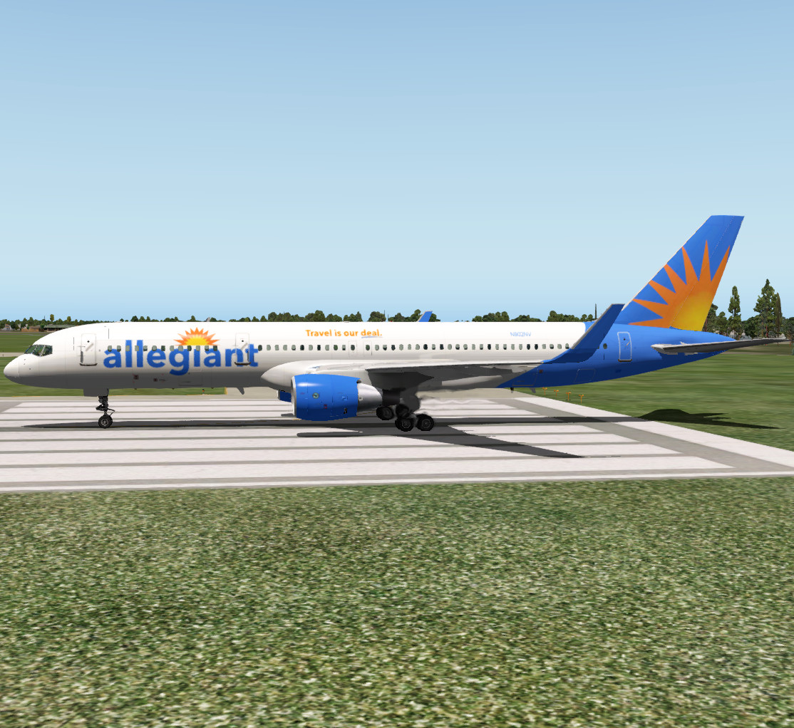 Allegiant Air FF757-200 Livery RR/PW - Aircraft Skins - Liveries - X ...