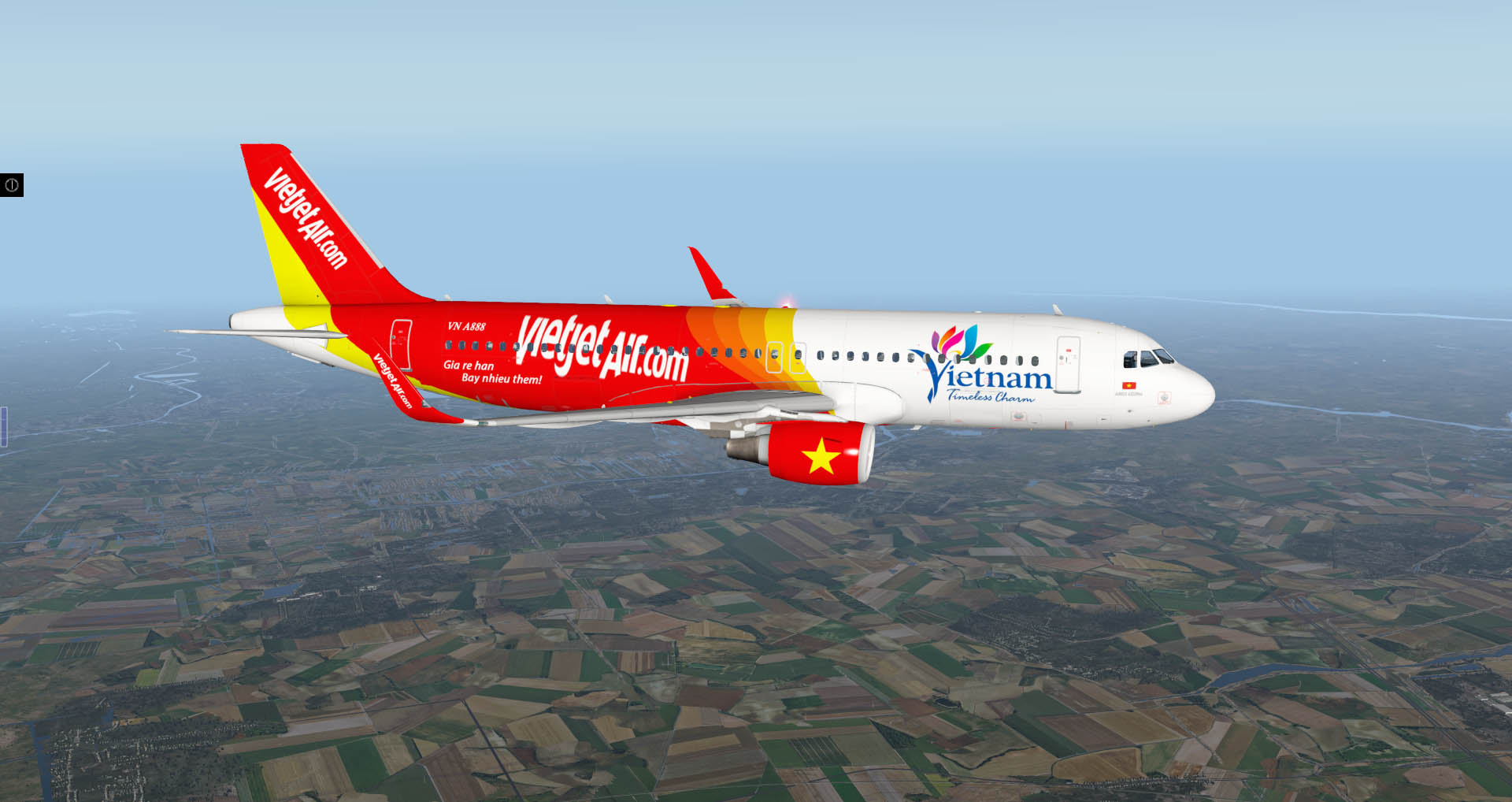 VietJetAir , Vietnam 2015 A320Neo Jar Design 2015 - Aircraft Skins ...