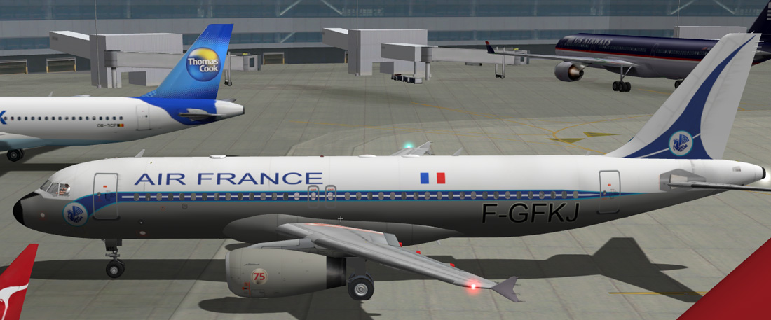 Air France Retro Livery for QPAC A320 - Aircraft Skins - Liveries - X ...