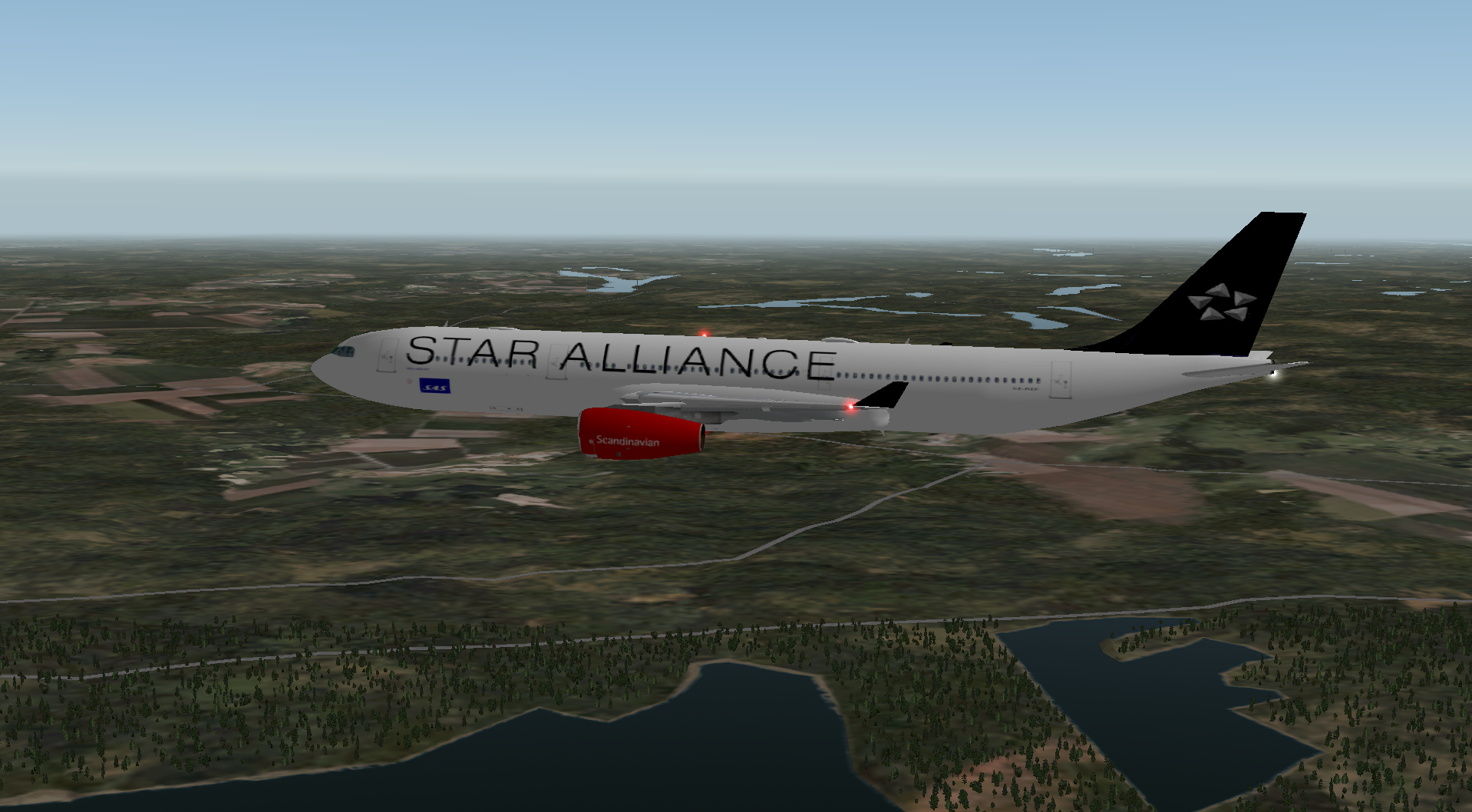 Repaint for A333 Star Alliance SAS - Payware Aircraft - X-Plane.Org Forum