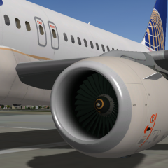 IAE V2500 Fan Textures for the QPAC A320 Full FBW (The default fan ...