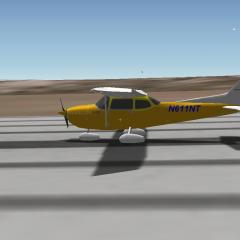 Cessna 172 repaint : Yellow - Aircraft Skins - Liveries - X-Plane.Org Forum