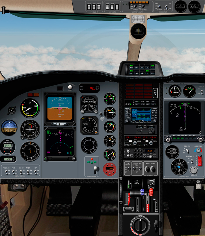 TBM 700A - Civilian Fixed-Wing Light Aircraft 1946 and later - X-Plane ...