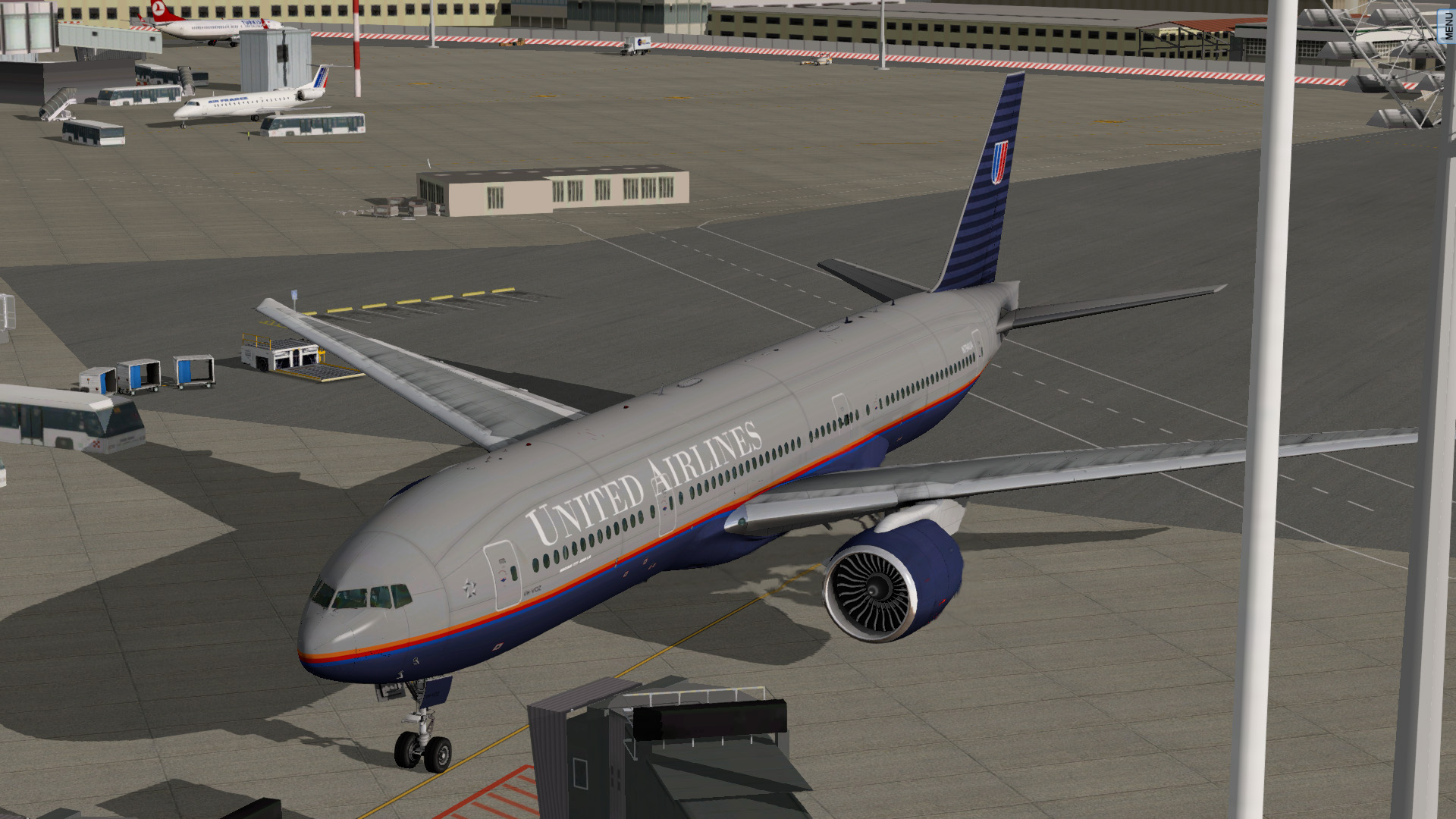 Old United - Boeing 777-200 LR - Aircraft Skins - Liveries - X-Plane ...