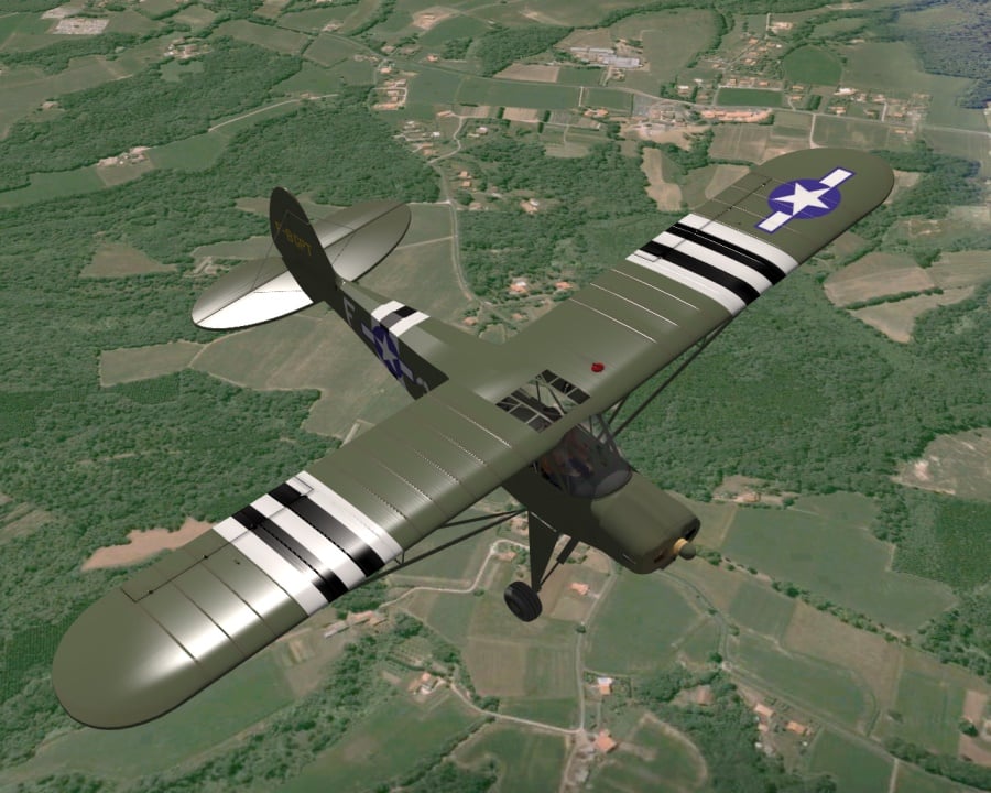Livery F-BGPT "U.S. ARMY" Piper Cub - Aircraft Skins - Liveries - X ...