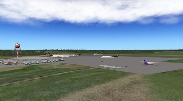 KCAE Columbia Metropolitan & KCUB Columbia Downtown airports - Scenery ...
