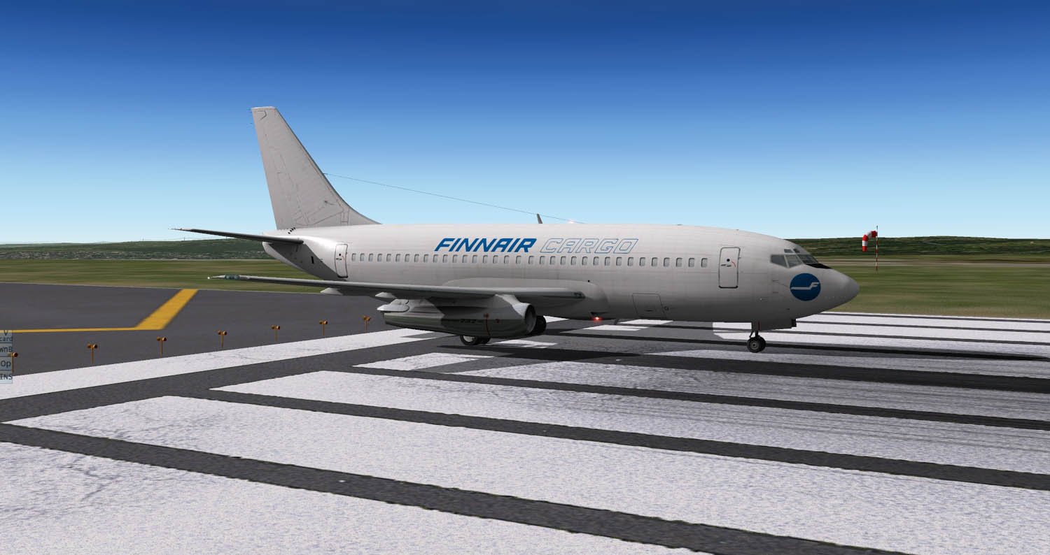 Finnair cargo livery 732 FlyJSim - 732 TwinJet Paints - X-Plane.Org Forum
