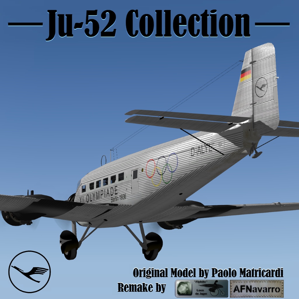 Ju-52 Collection: Repaint Lufthansa - Aircraft Skins - Liveries - X ...