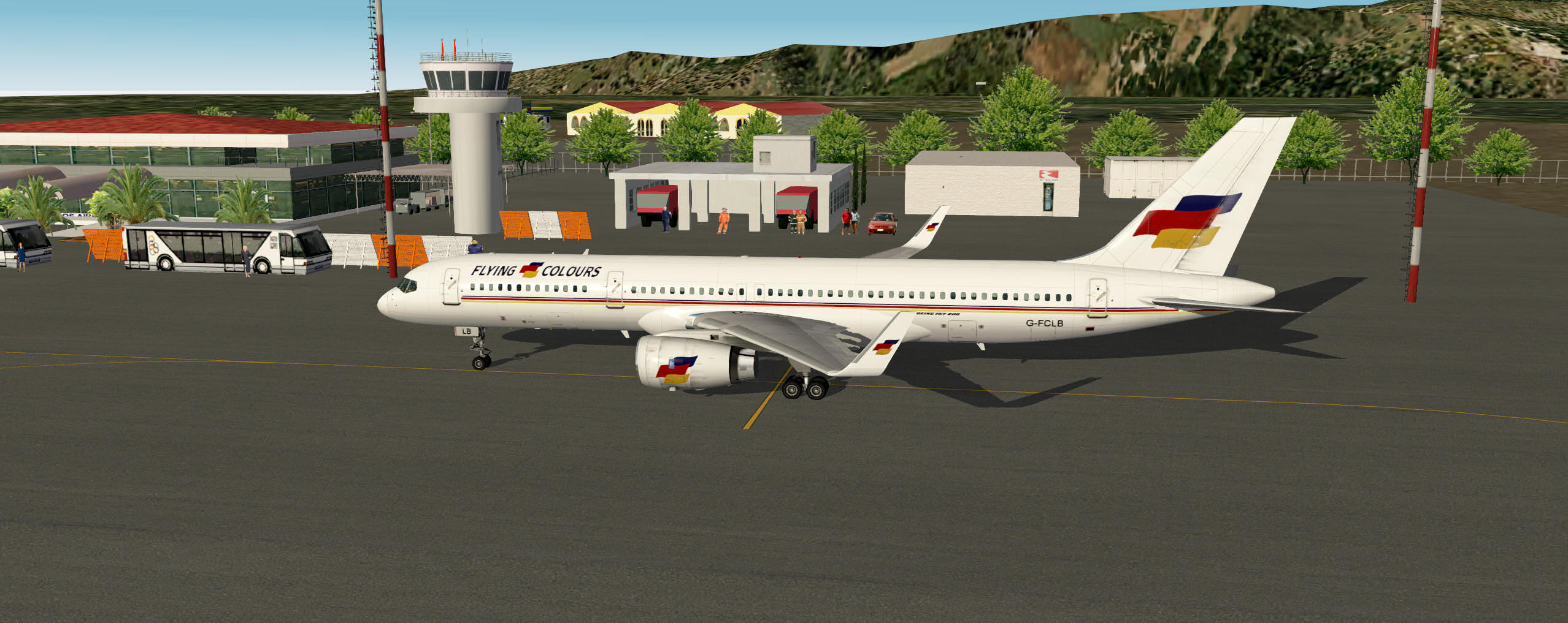 Flight Factor 757 Flying Colours - Aircraft Skins - Liveries - X-Plane ...