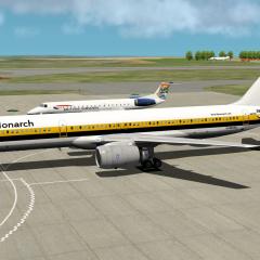 Flight Factor 757 Monarch Airlines 1990 - Aircraft Skins - Liveries - X ...