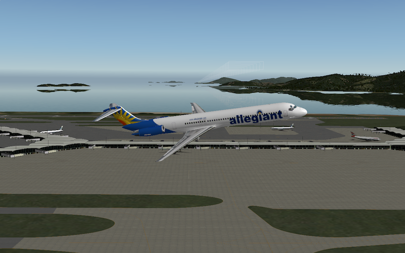 Allegiant Air XPFW Md-82 livery - Aircraft Skins - Liveries - X-Plane ...