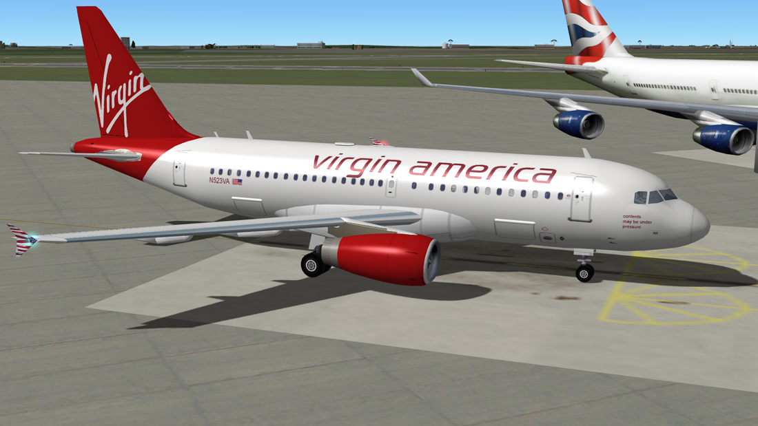 Virgin America Livery for Riviere's A319 - Aircraft Skins - Liveries ...