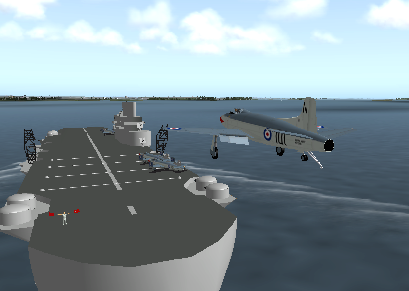 Supermarine FB.Mk 2 Attacker 9.7 and Revised Carrier - Military Fixed ...