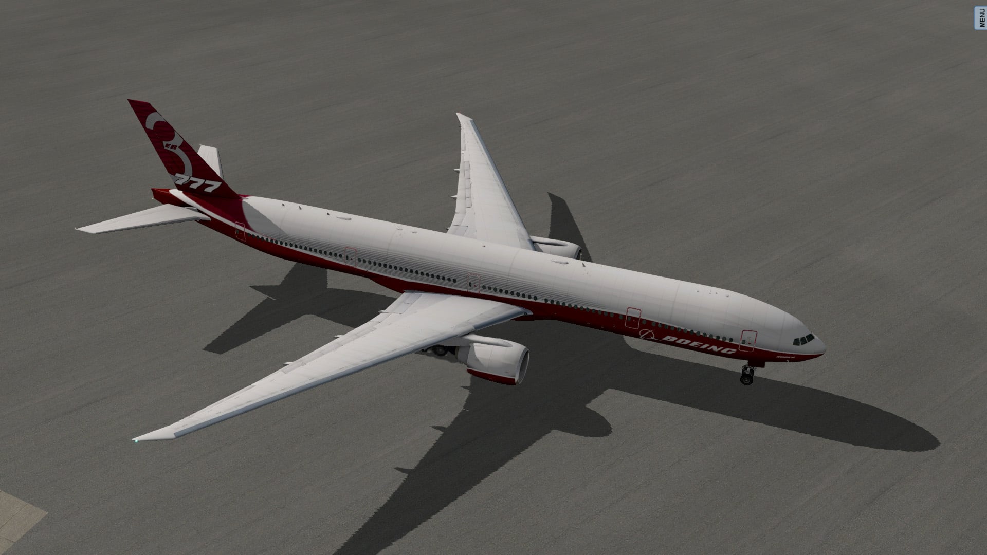 Boeing House 2013 Red version - Boeing 777-300 ER - Aircraft Skins ...