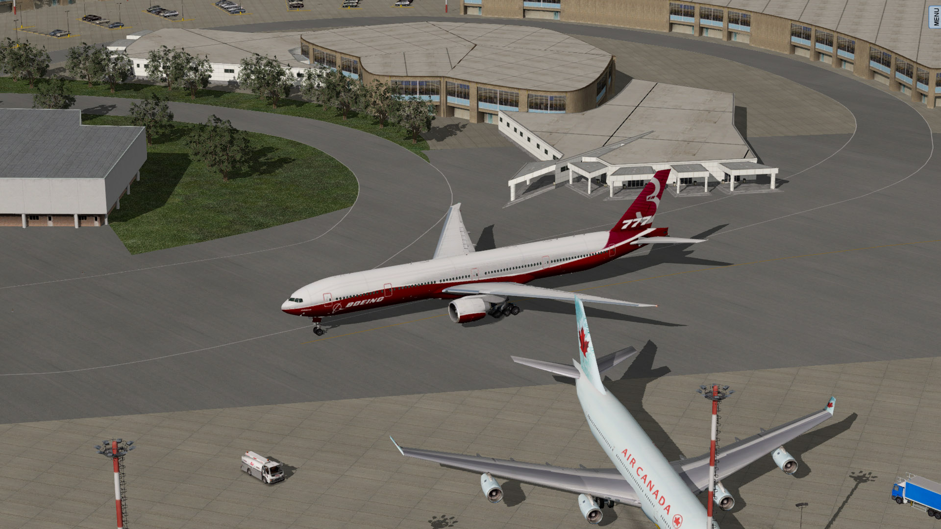 Boeing House 2013 Red version - Boeing 777-300 ER - Aircraft Skins ...