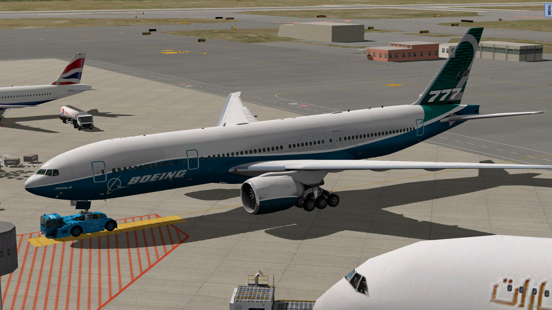 Boeing House 2013 Blue version - Boeing 777-200 LR - Aircraft Skins ...