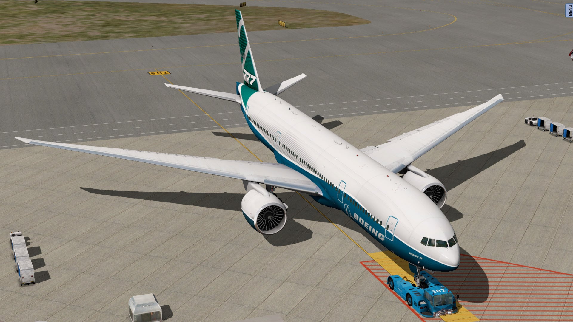 Boeing House 2013 Blue version - Boeing 777-200 LR - Aircraft Skins ...