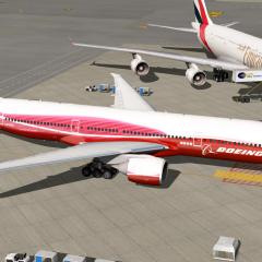 Boeing House Red version - Boeing 777-200 LR - Aircraft Skins ...