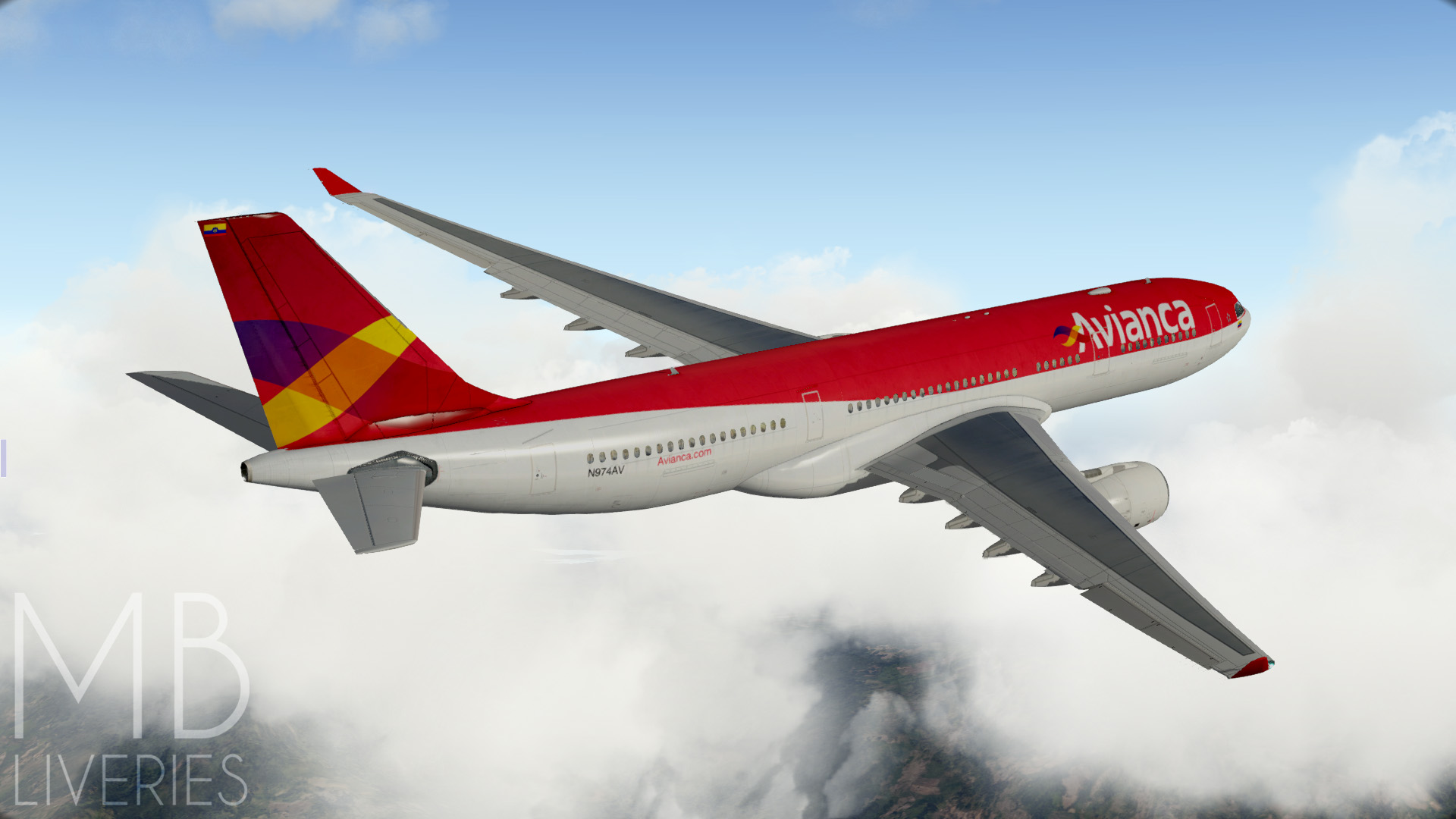 Avianca - Airbus A330-200 JarDesign - Aircraft Skins - Liveries - X ...