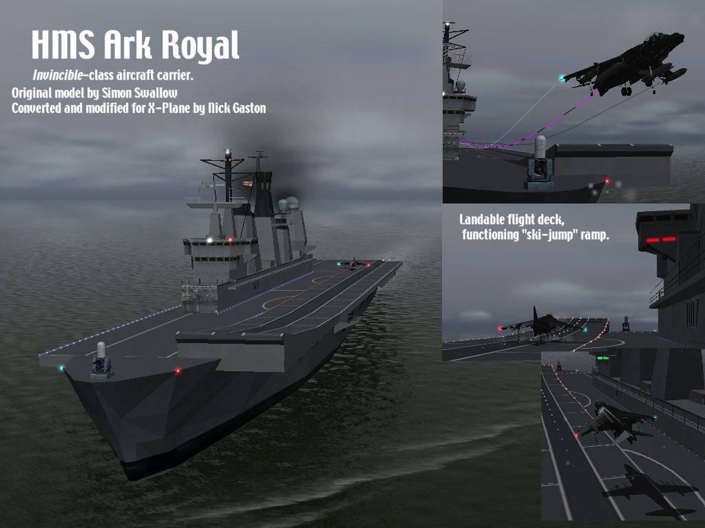 HMS Ark Royal - Objects - X-Plane.Org Forum