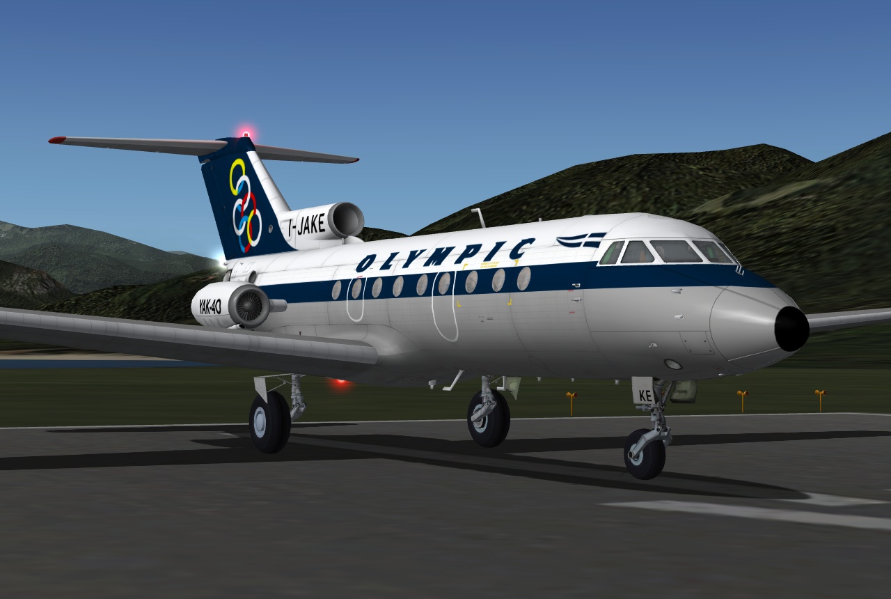 Olympic Airways repaint for Yak-40 by Felis - Aircraft Skins - Liveries ...