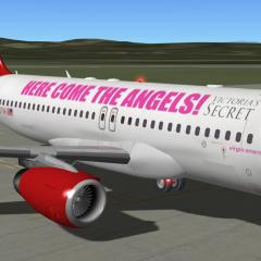 Virgin America Victoria Secrets Livery for QPAC A320 - Aircraft Skins ...