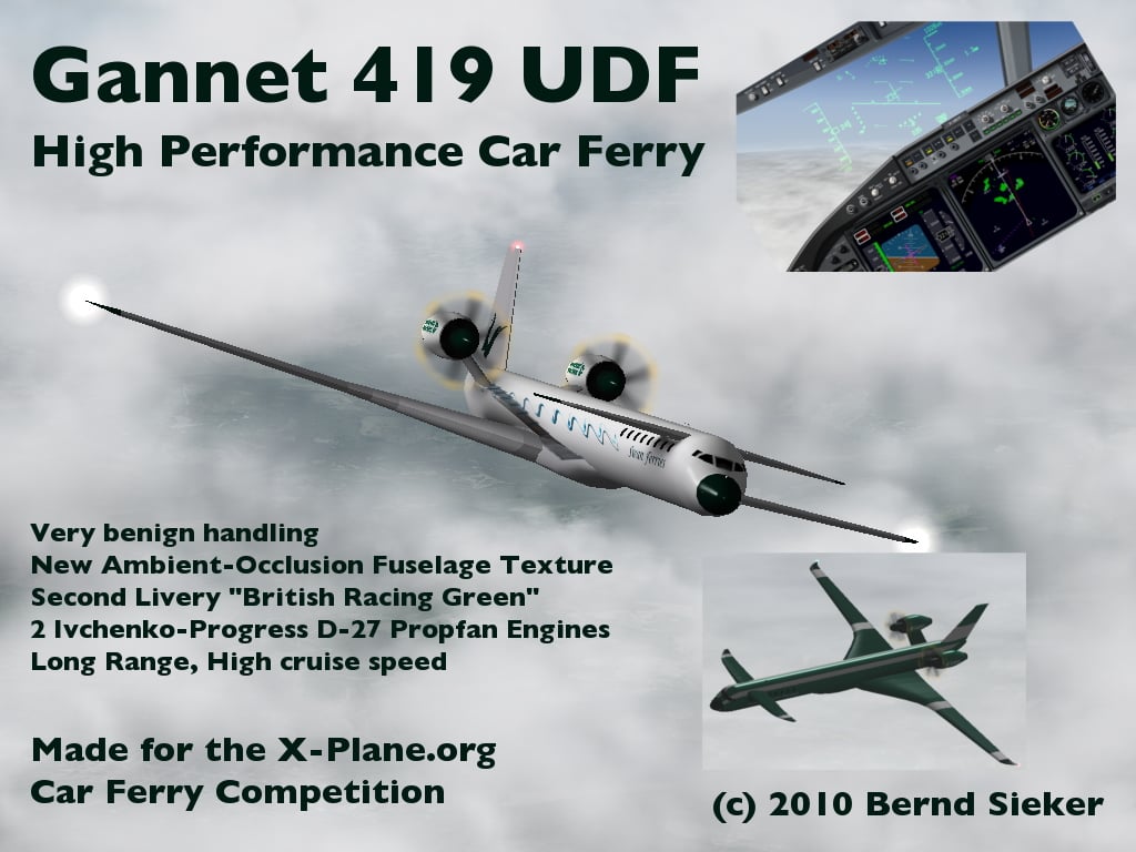 Gannet UDF Car Ferry - Custom Designs (X-Plane user original designs ...