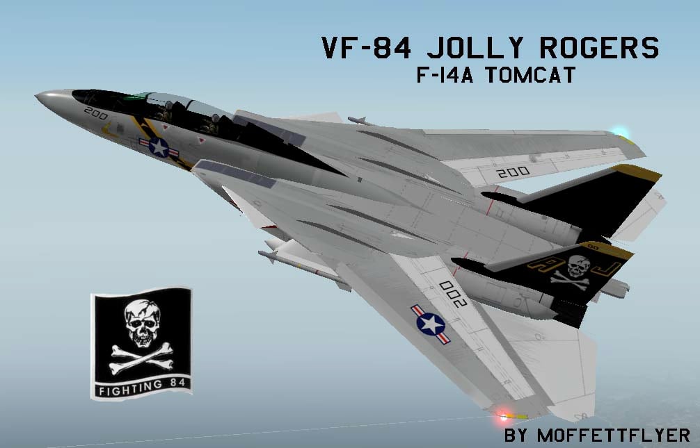 VF-84 Jolly Rogers F-14A - Aircraft Skins - Liveries - X-Plane.Org Forum